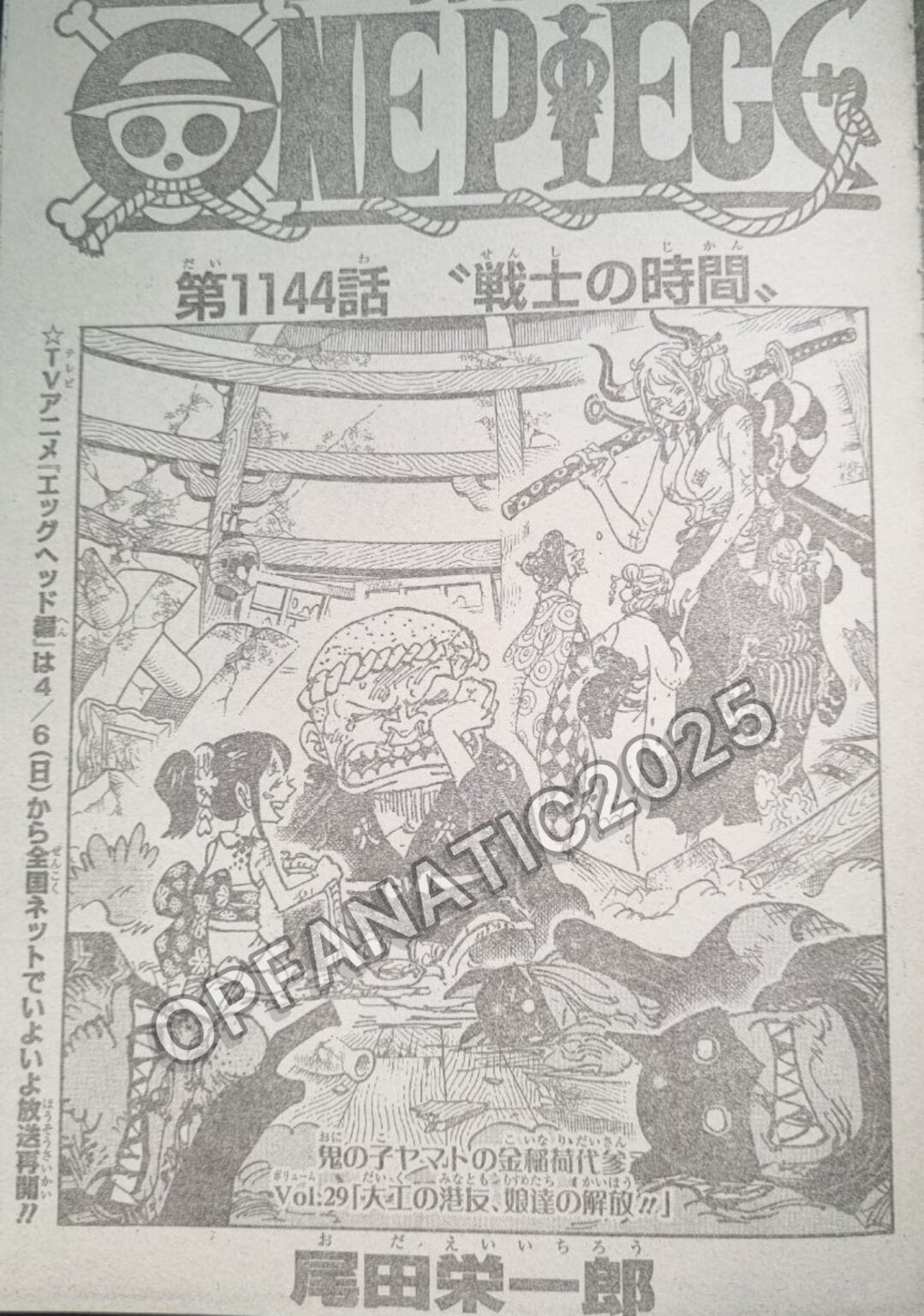 One Piece 1144 (Spoiler): “Warrior Time”